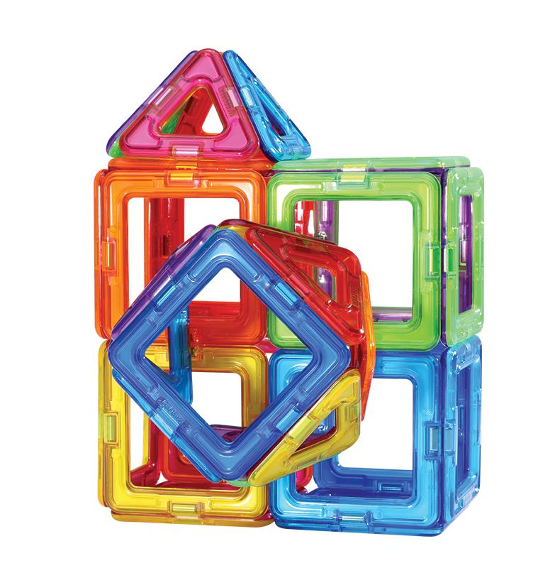 Magformers Rainbow 30pc Magnetic Construction Educational STEM Toy ...